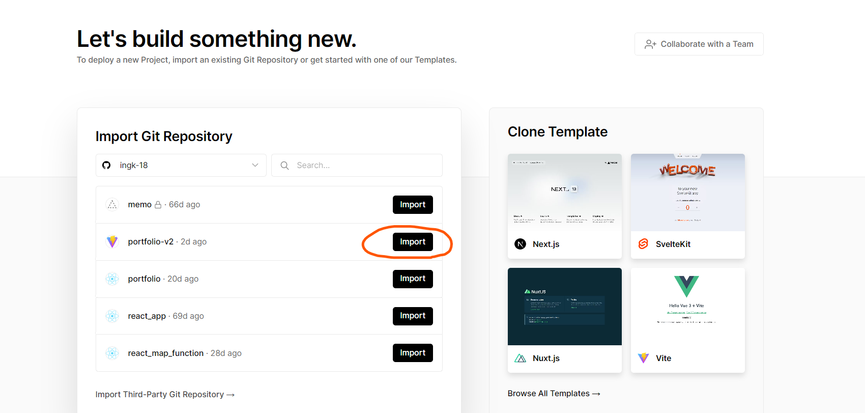 React で作ってみたポートフォリオサイトを Vercel を使ってデプロイする方法! Explorer Zine